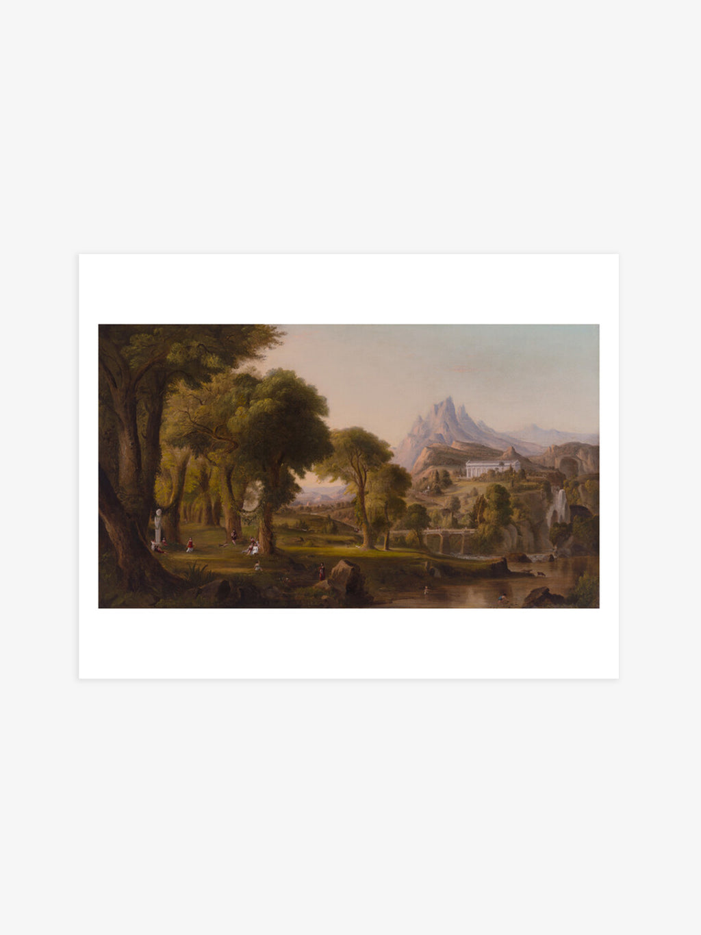 Copy after Thomas Cole's Dream of Arcadia Print by Robert Seldon Dunca ...