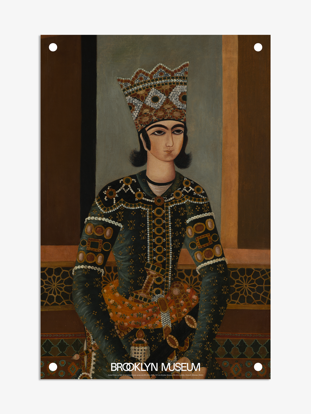 Seated Prince Poster – Brooklyn Museum