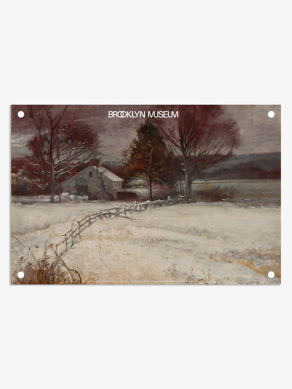 Winter Scene Poster by Charles Ethan Porter – Brooklyn Museum