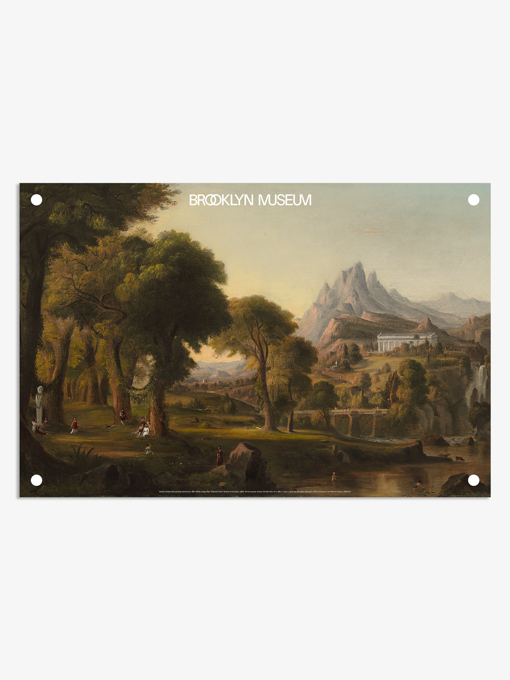 Copy after Thomas Cole's "Dream of Arcadia" Poster by Robert Seldon Du ...