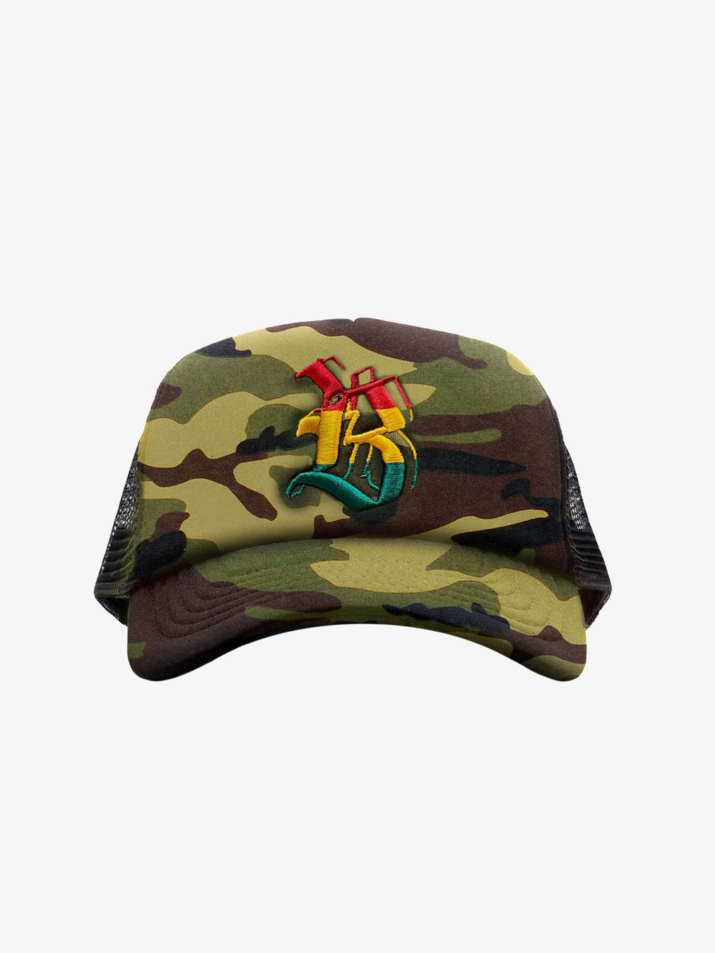 Brooklyn Rasta Trucker Hat - Camo – Brooklyn Museum