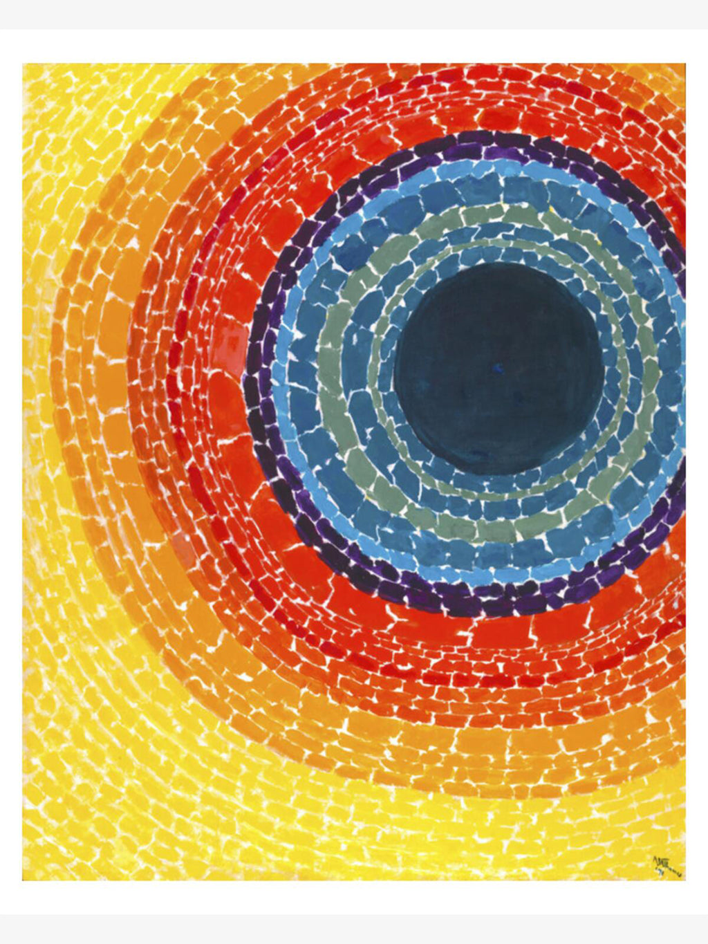 The Eclipse by Alma Thomas – Brooklyn Museum