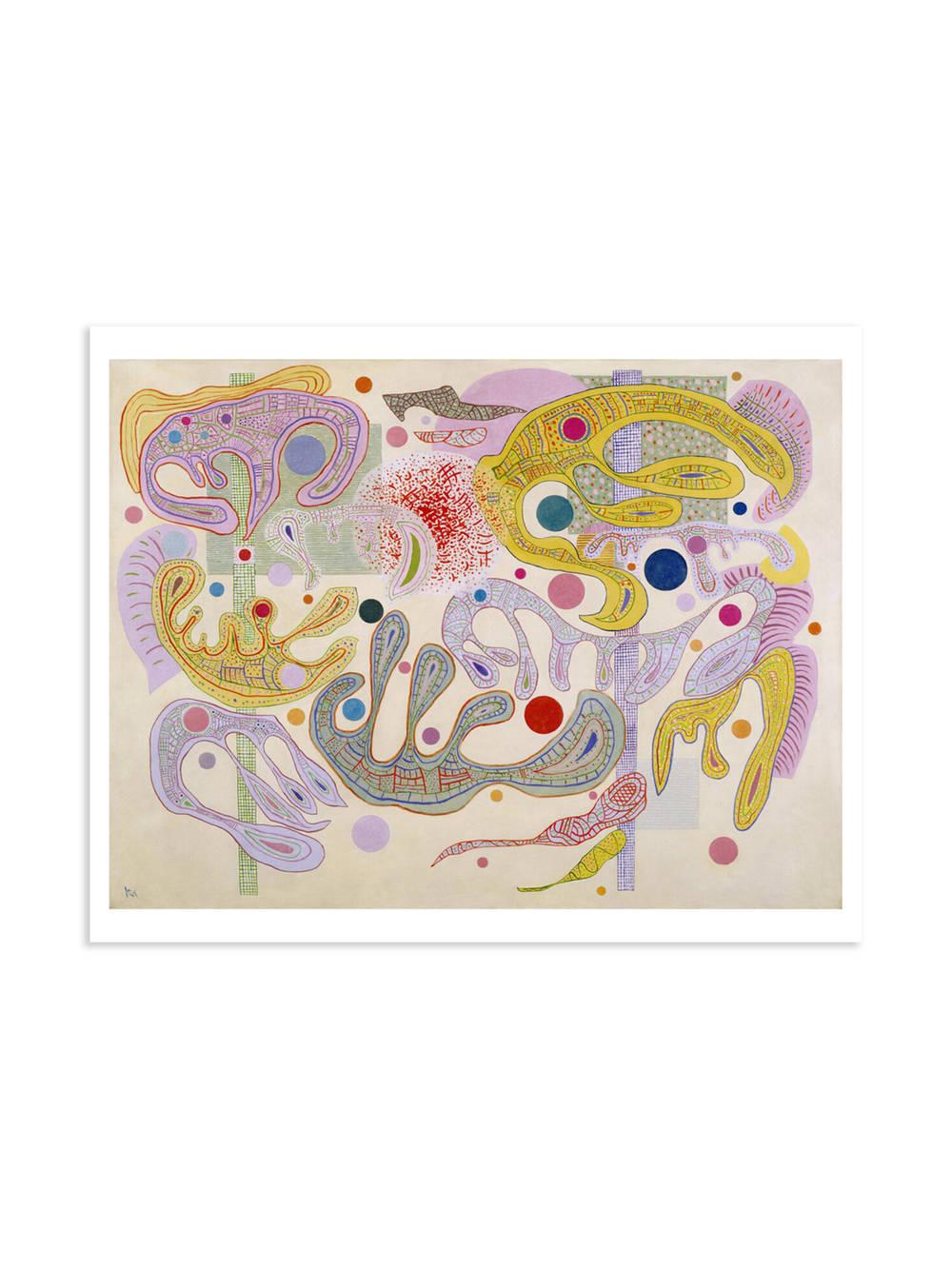 Capricious Forms Print by Wassily Kandinsky – Brooklyn Museum