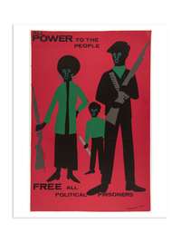 Design for poster- 'All Power to the People' Print by Faith Ringgold ...