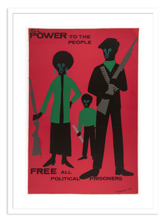 Design for poster- 'All Power to the People' Print by Faith Ringgold ...