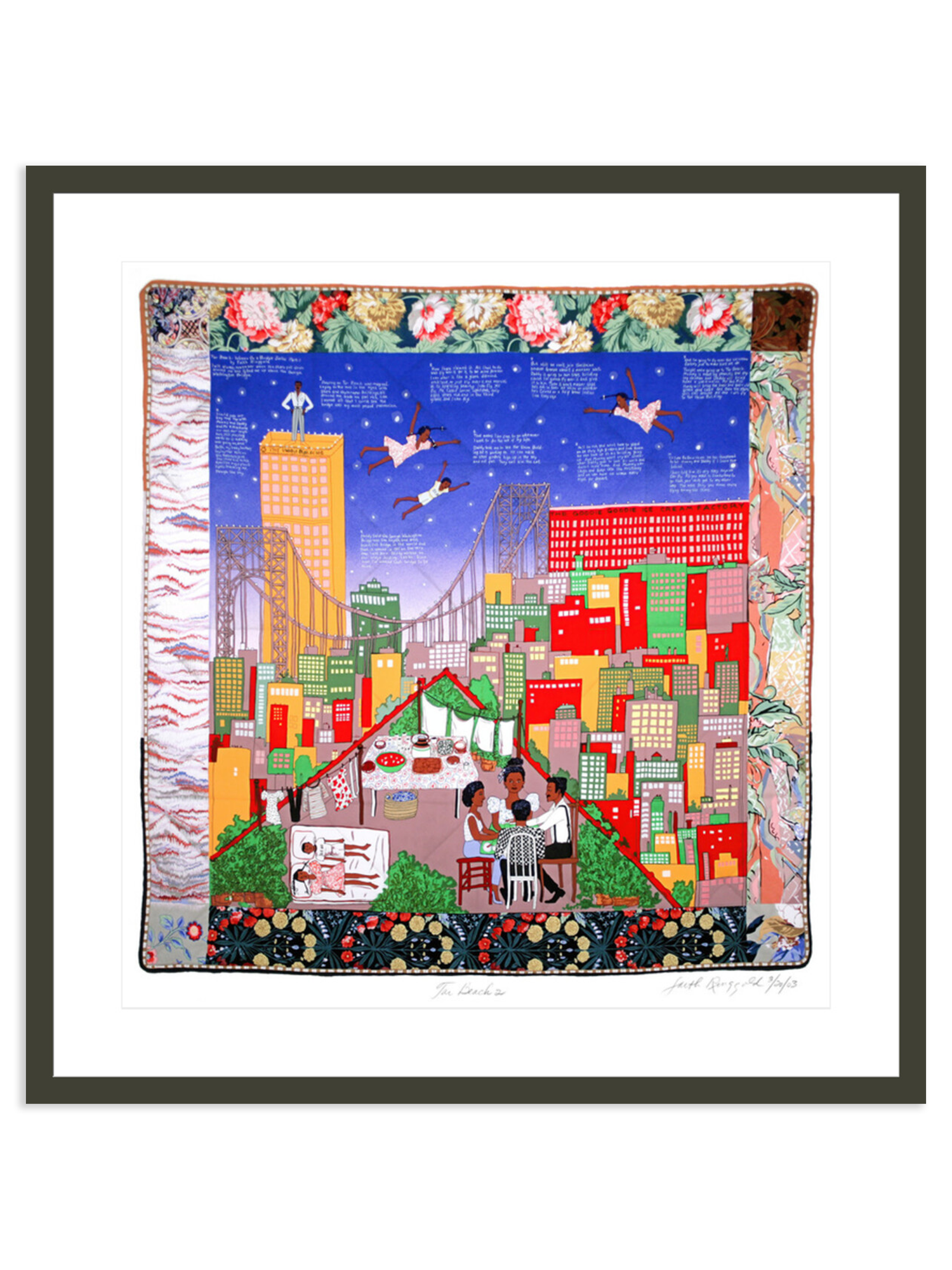 Tar Beach #2 Print by Faith Ringgold – Brooklyn Museum
