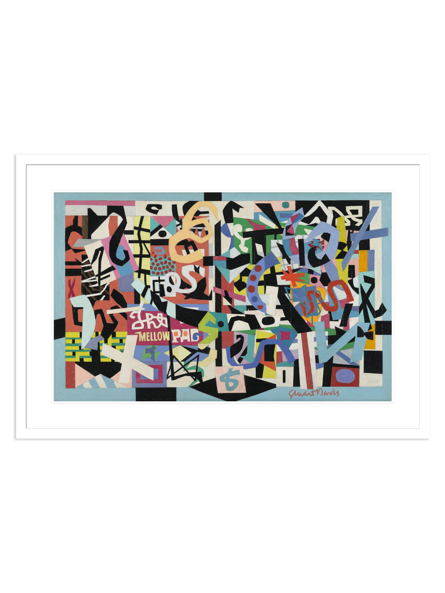 The Mellow Pad Print by Stuart Davis – Brooklyn Museum