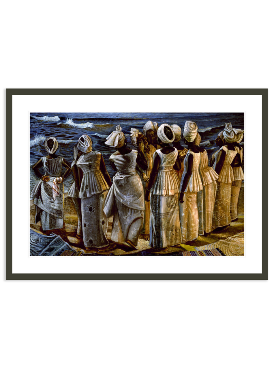 The Stream Crosses the Path Print by John Thomas Biggers – Brooklyn Museum